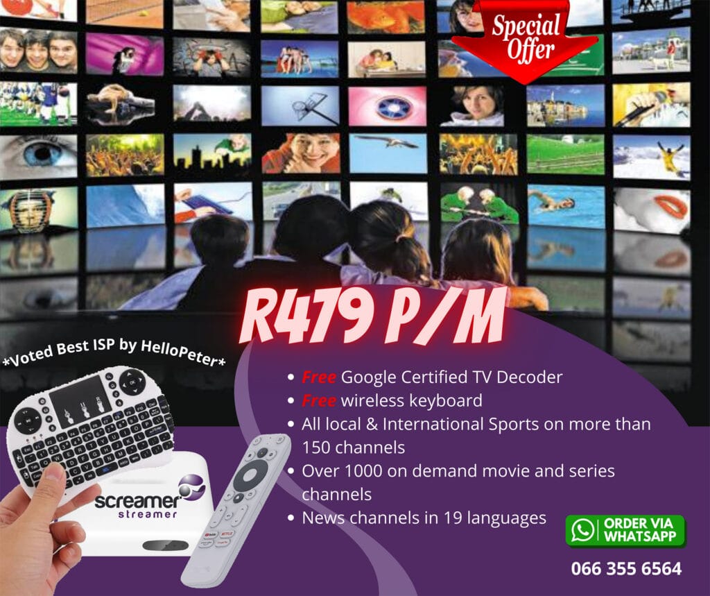 The Best Home & Business Internet Deals | Screamer Telecoms Internet ...