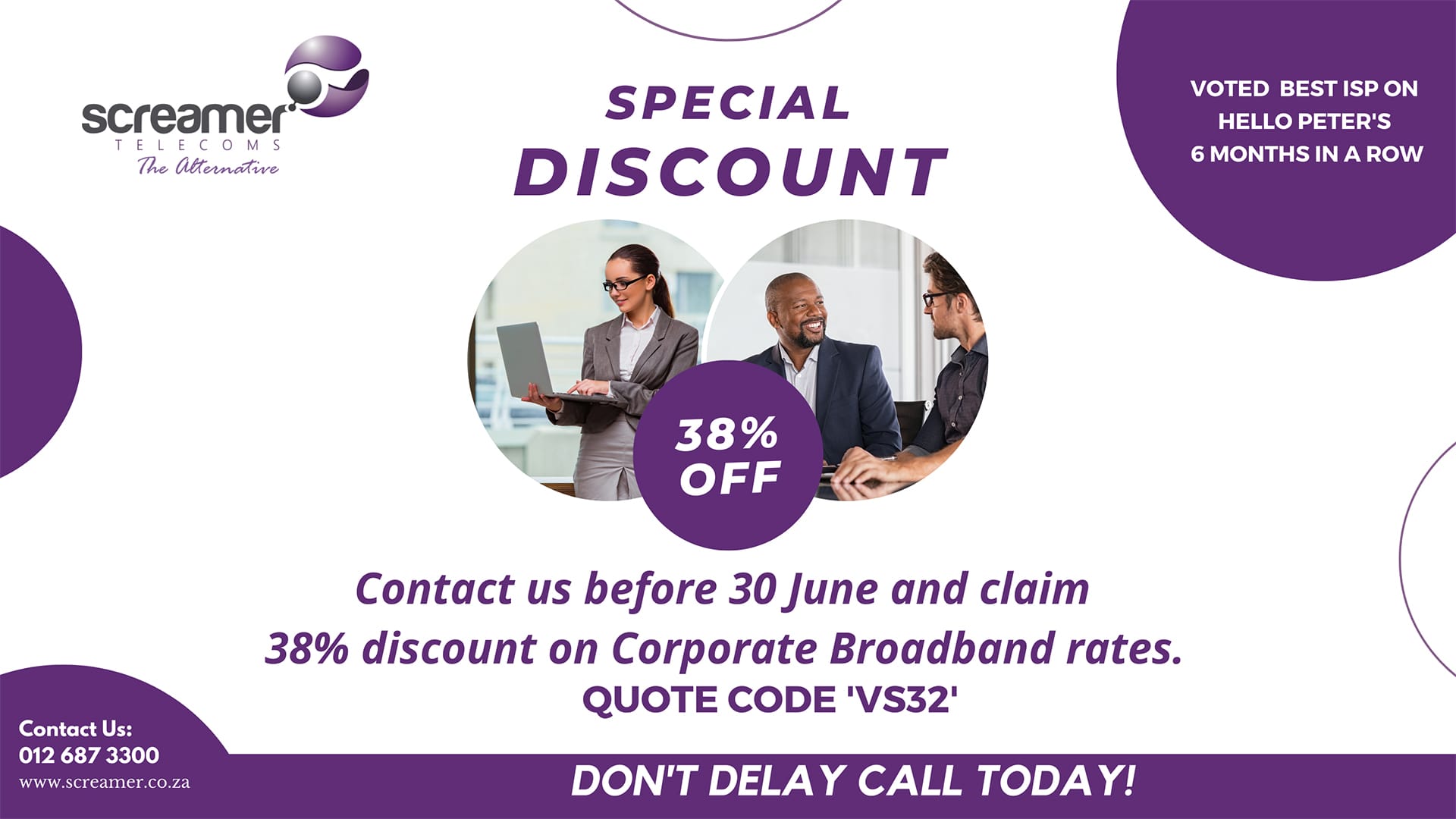 The Best Home & Business Internet Deals | Screamer Telecoms Internet ...