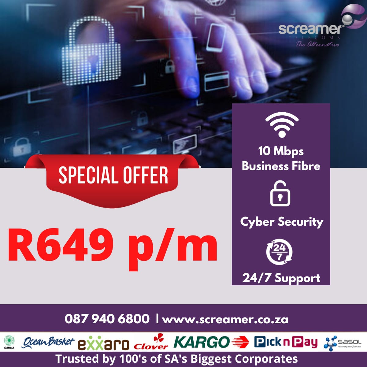 The Best Home & Business Internet Deals | Screamer Telecoms Internet ...