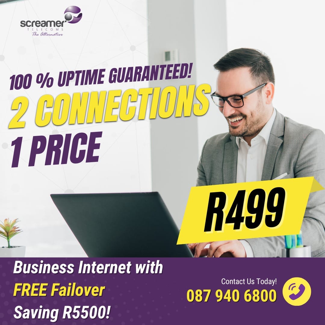 Screamer Business Internet | Screamer Telecoms Internet Service Provider